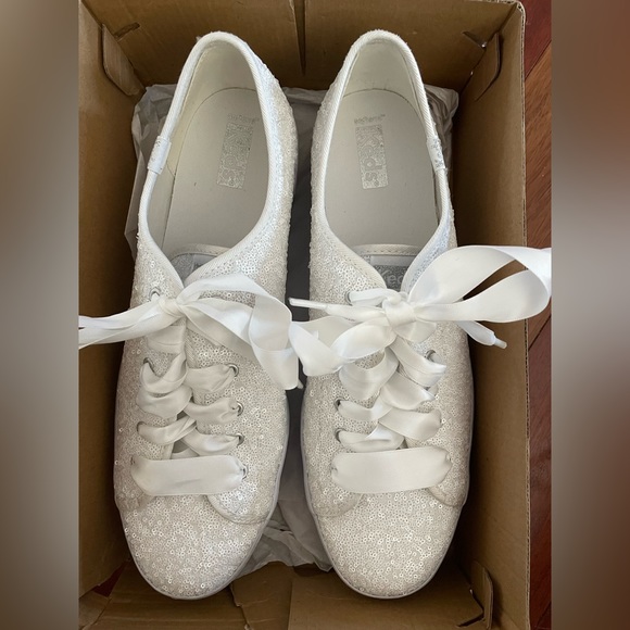 Keds | Shoes | Keds Womens Triple Up Celebration Sequin Sneakers Size 1 ...